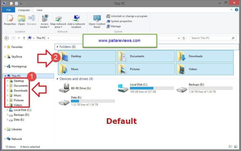 Remove Or Restore Default Folders From This PC In Windows 8 1 Why 